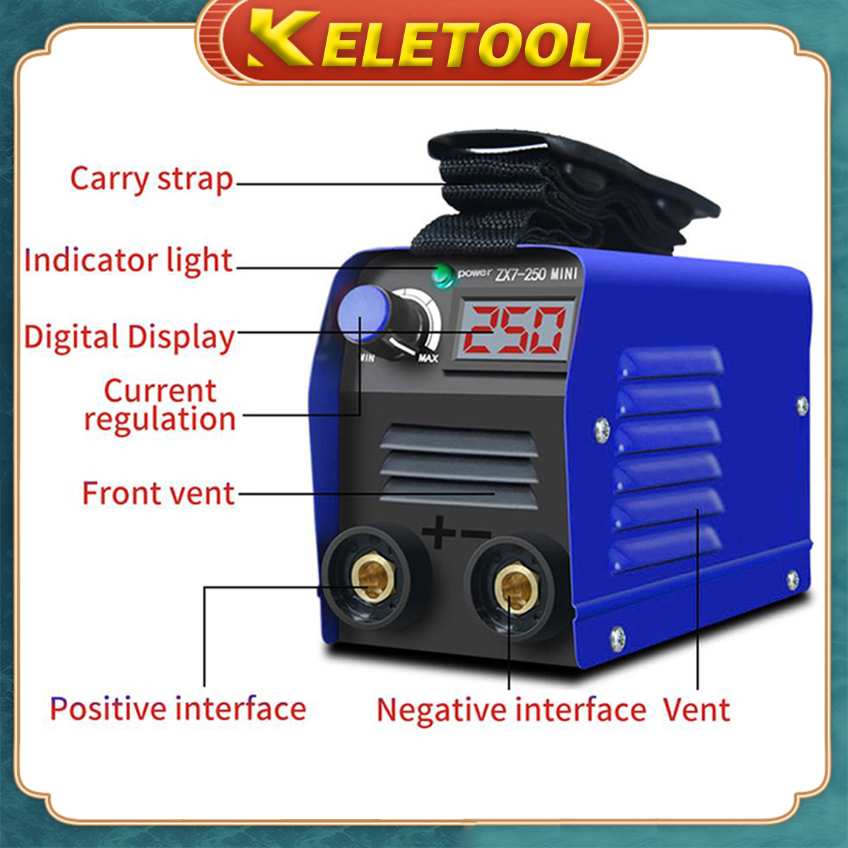 weilding machine ZX7-250 20-250A MMA250 welding Rod digital welding set ...