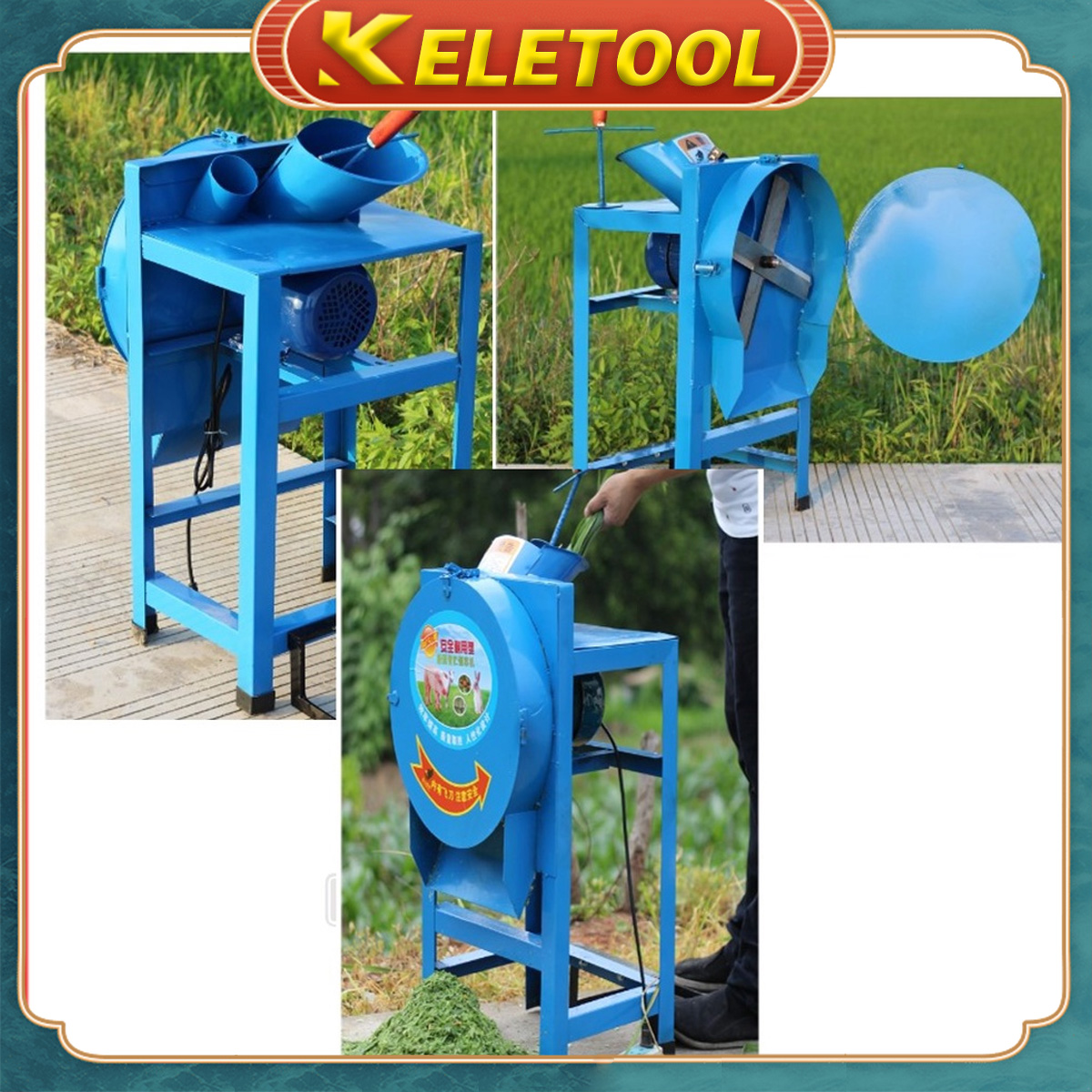 Chopper Napier Rumput grass cutter machine Chopper Napier Rumput 2200w ...