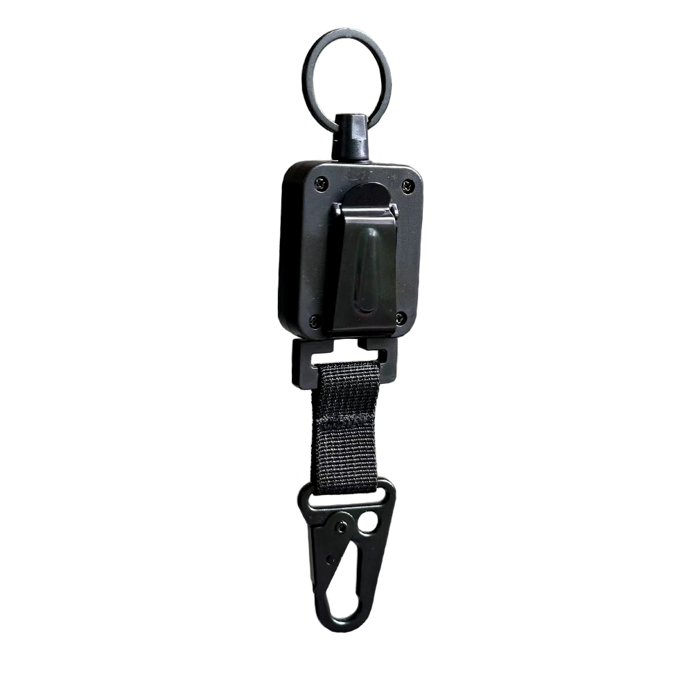 Steel Wire Easy Pull Buckle High Resilience Retractable Buckle Keychain ...