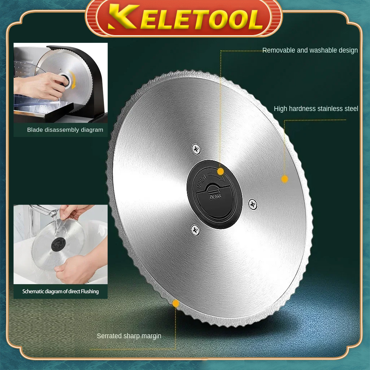 Meat Cutter 500W Meat Grinder Electric Lamb Beef Slicer Meat Cutting ...