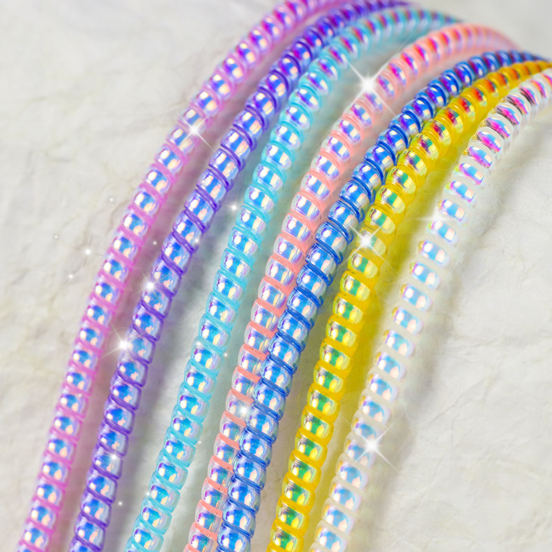 1.4m cable protector Earphone Cord Protector bling cable cover for ...