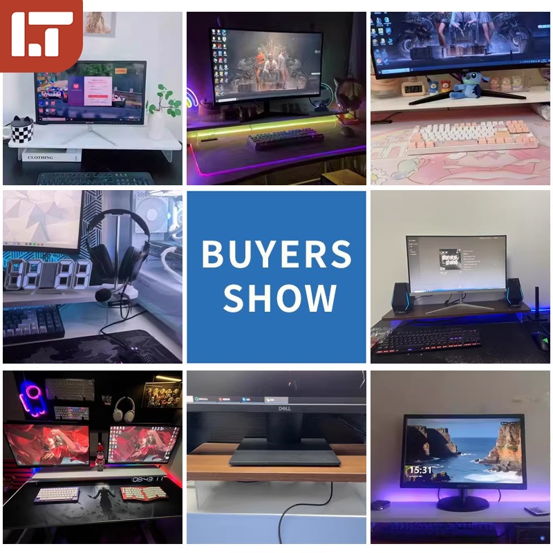 Acrylic Monitor Stand Computer Stand Gaming Room Monitor Riser Monitor ...