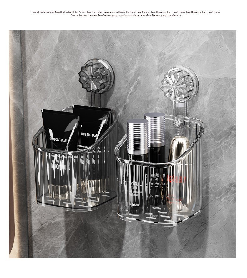 【Ready stock】Bathroom Suction Cup Rack Toilet Suction Cup Rack ...