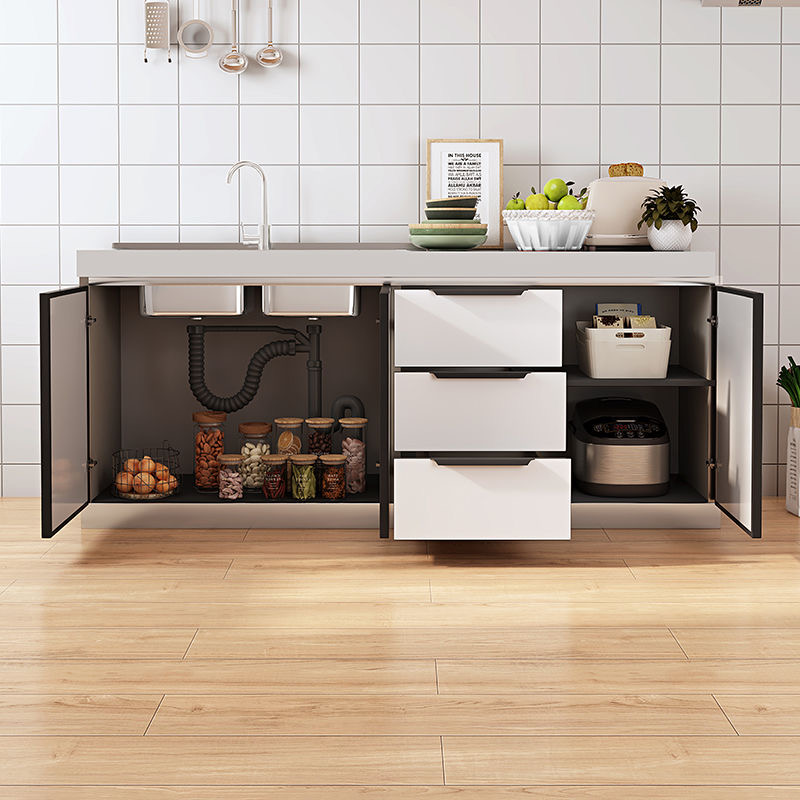 ATT Stainless Steel Kitchen Storage Cabinet Sets kichen Sink Base ...