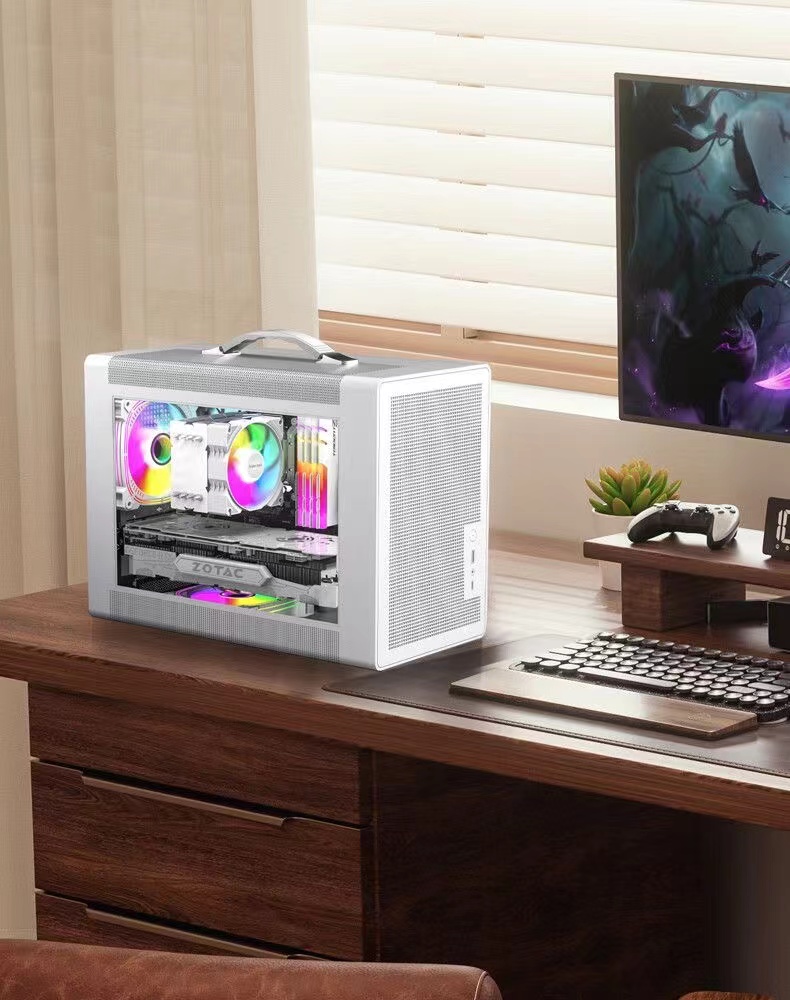 Power Train MATX P60 Desktop Small Case Portable Handheld Case ITX ...