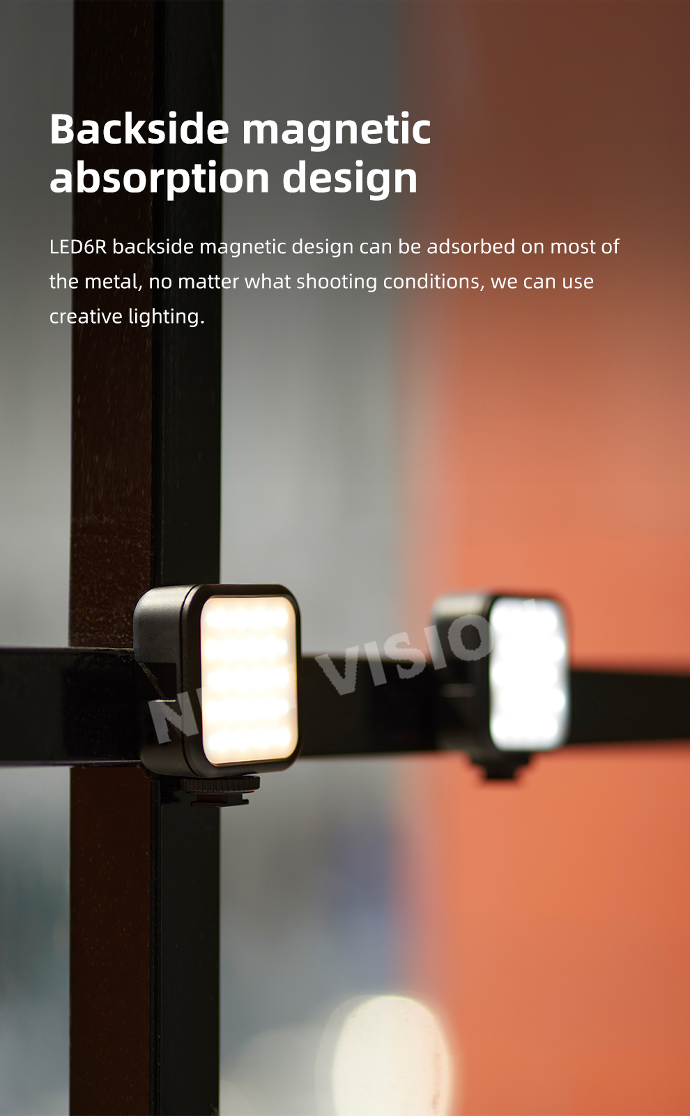Godox LED 6R RGB LED Video Camera Light 13 FX Effects 1 for Vlog Video ...