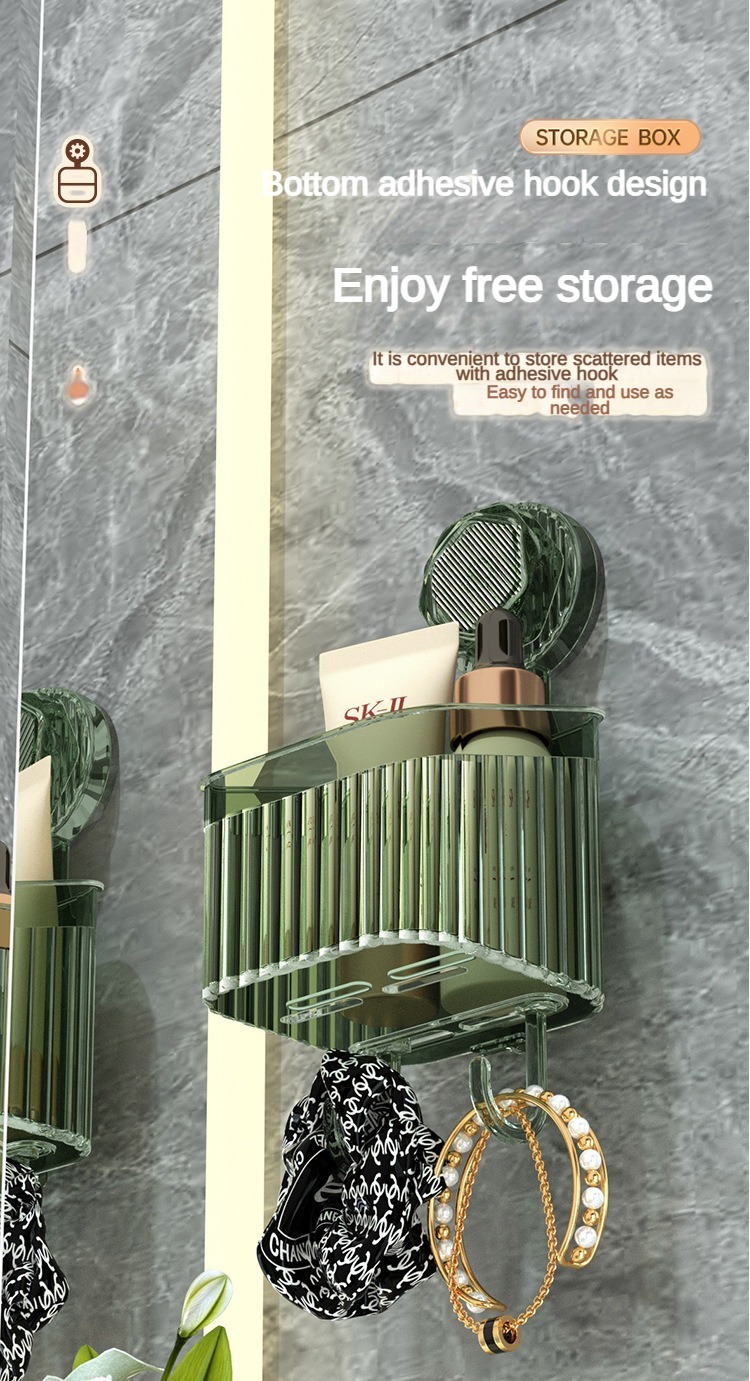 【Ready stock】Suction Cup Rack Suction Cup Toilet Rack Bathroom Rack ...