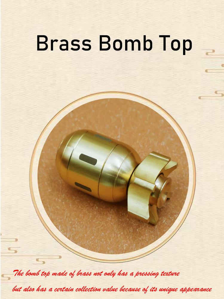 Brass Bomb Spinner Fidget Spinner Relax Stress Relief Gift EDC ...