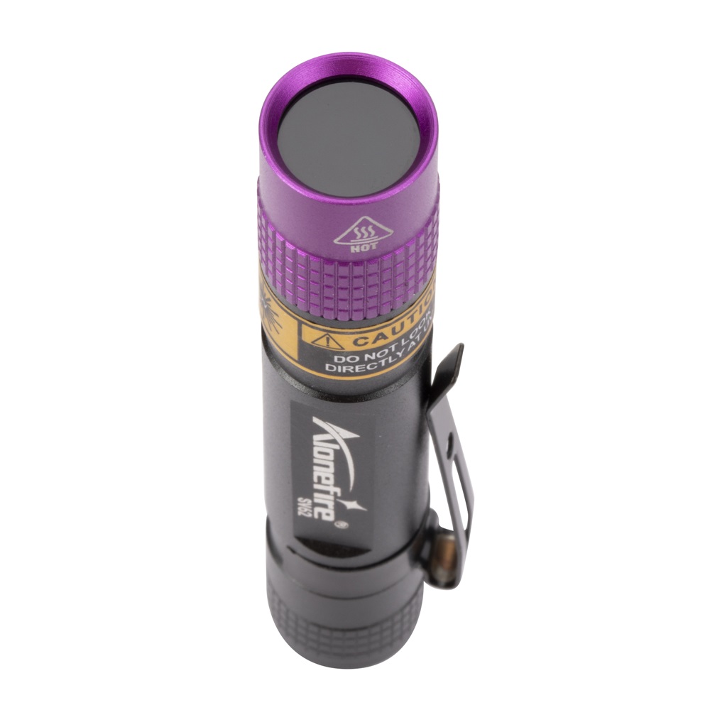 Alonefire SV62 365/395nm Uv Flashlight Blacklight Mini Ultraviolet ...