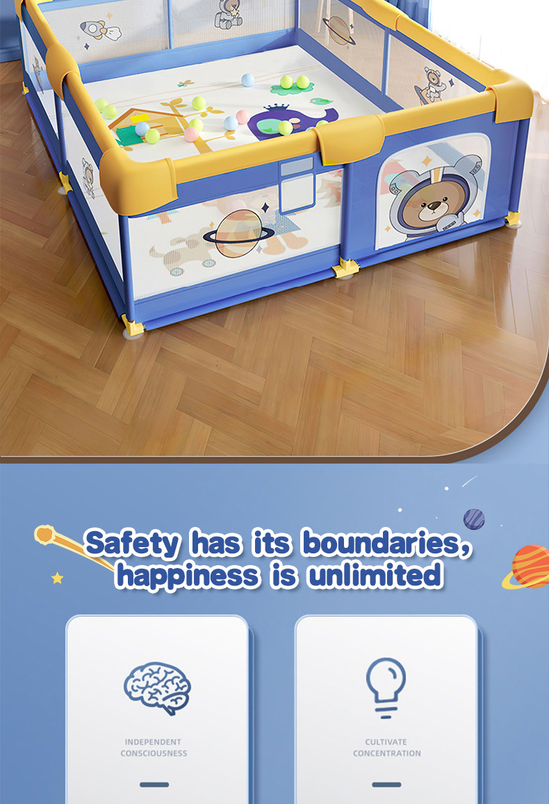 COD Baby Playpen Pagar Baby Safety Fence Playground Foldable Murah ...
