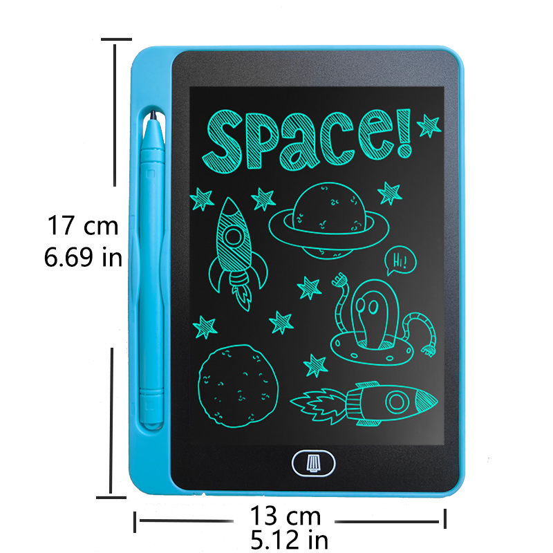 6.5 in Single Color LCD Writing Tablet Drawing Board Educational Toys ...