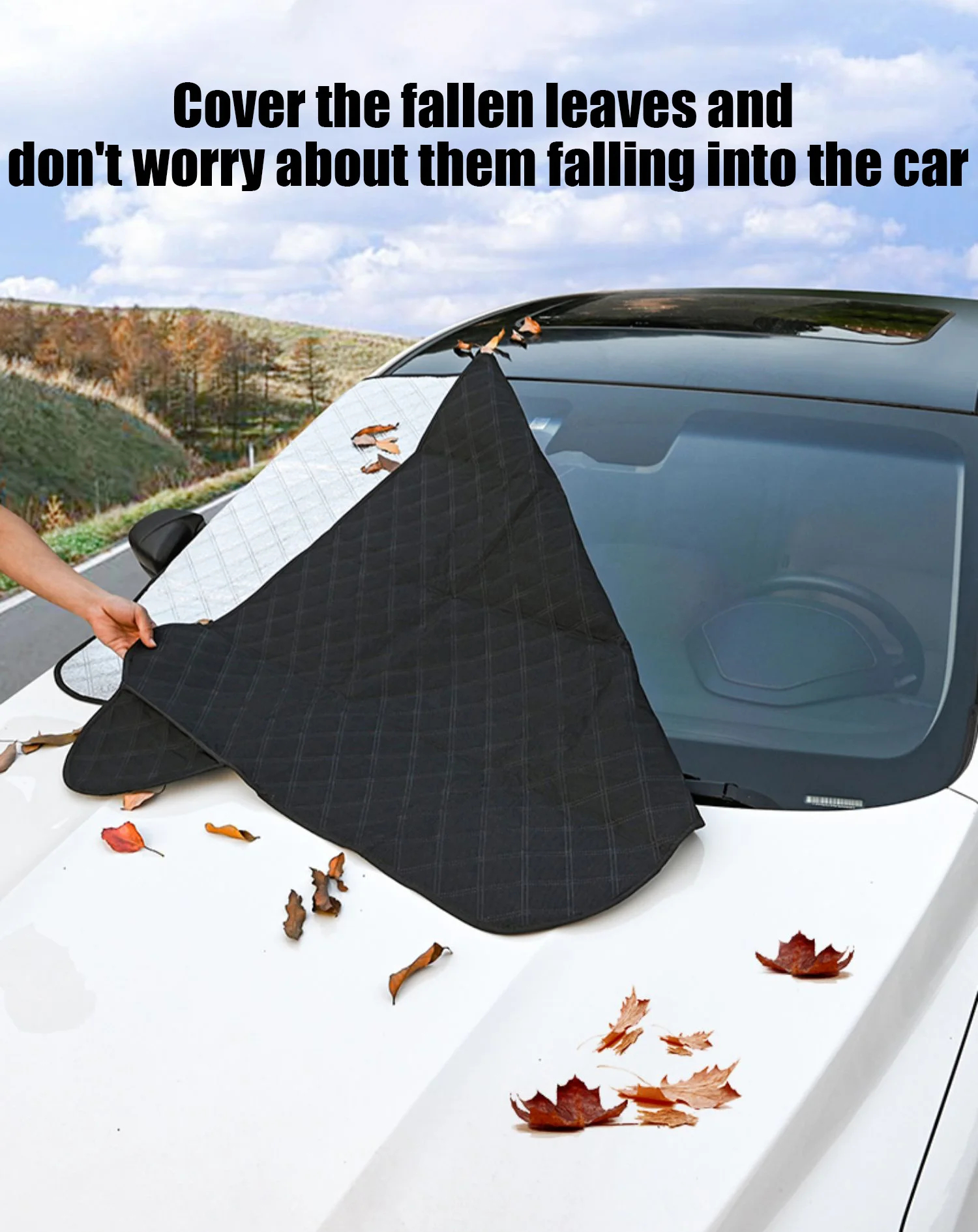 Car Front Window Cover Auto Sun Cover Car Windshield Shade Dust ...