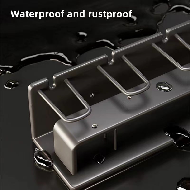 Actver Toothbrush Holder Wall Bathroom Rack Shelf Organizer Toothbrush ...