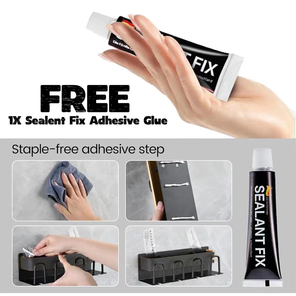 Actver Toothbrush Holder Wall Bathroom Rack Shelf Organizer Toothbrush ...