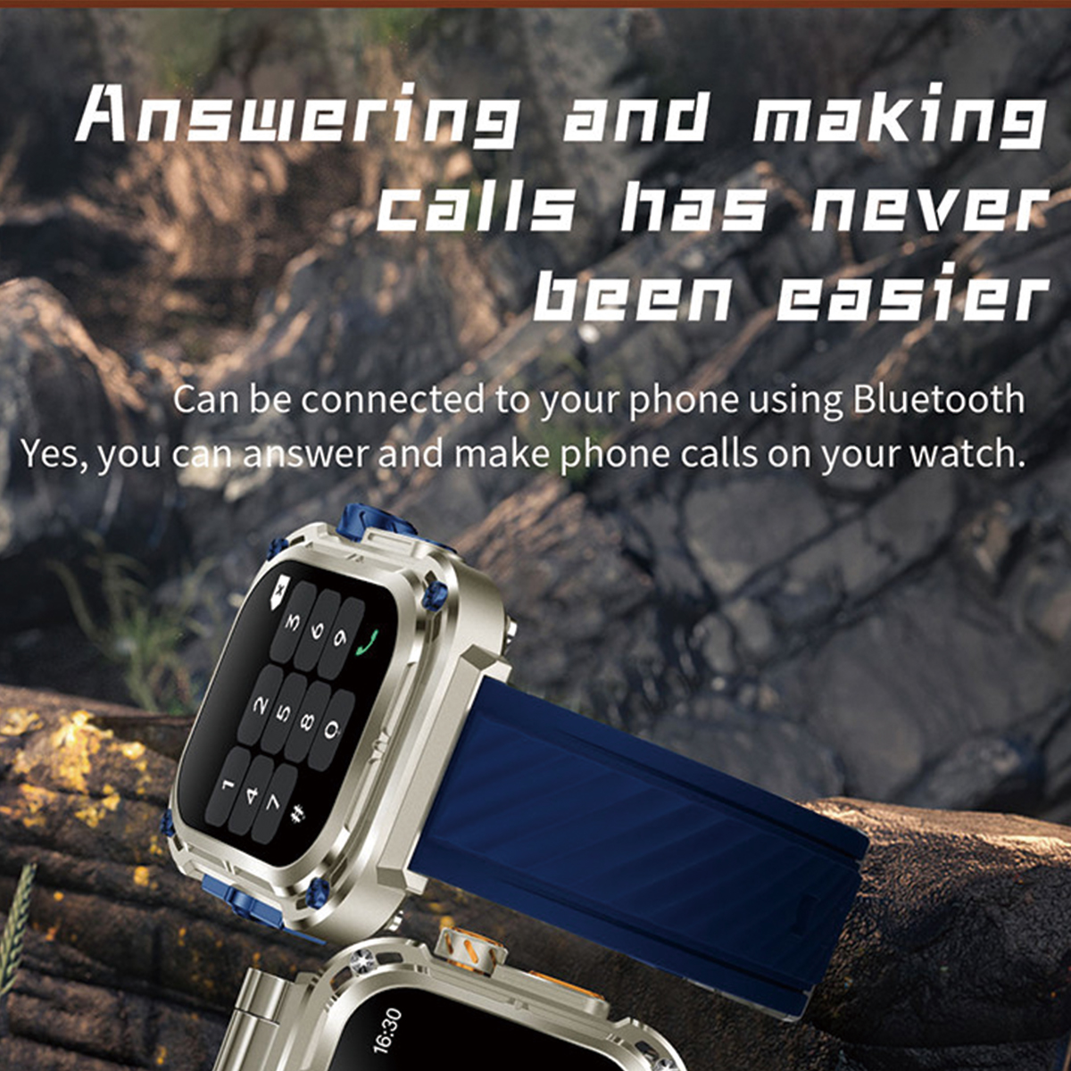 Smart Watch Bluetooth Call Ultra Long Standby True Rate NFC Life ...