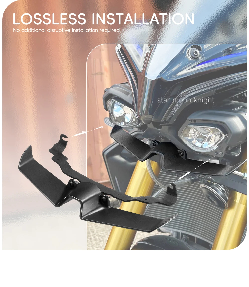 Front Spoiler Aerodynamic Frontal Wing Kit For YAMAHA MT-10 MT10 MT 10 ...