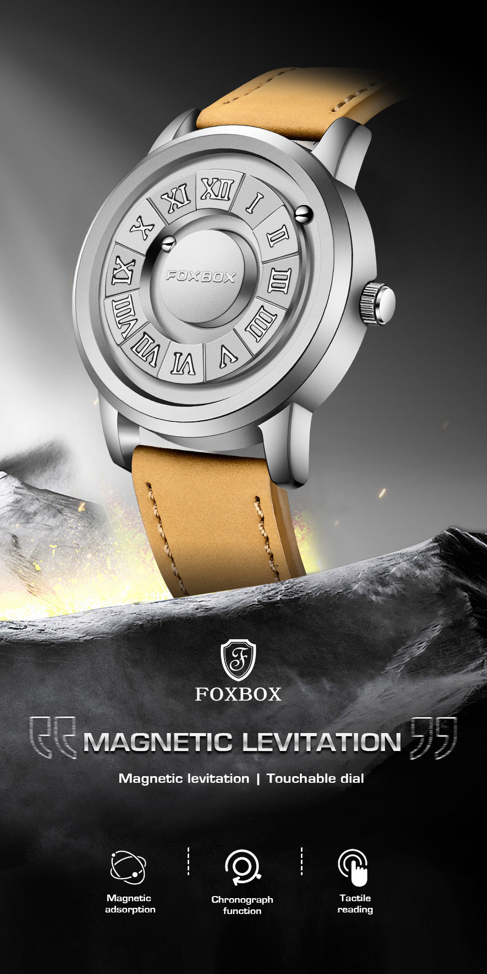 FOXBOX Jam Tangan original Watches Men New Fashion Design Personality ...