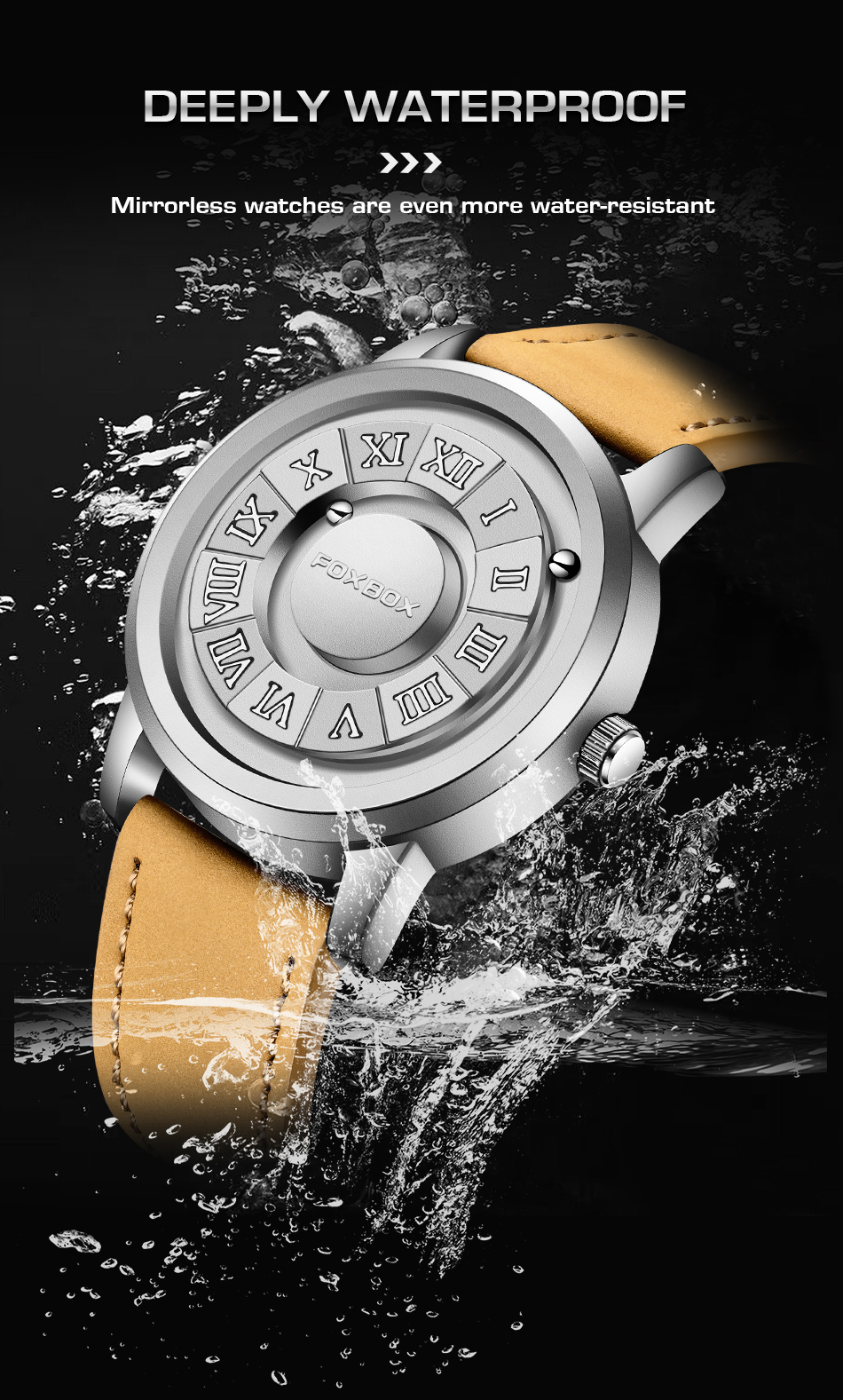 FOXBOX Jam Tangan original Watches Men New Fashion Design Personality ...