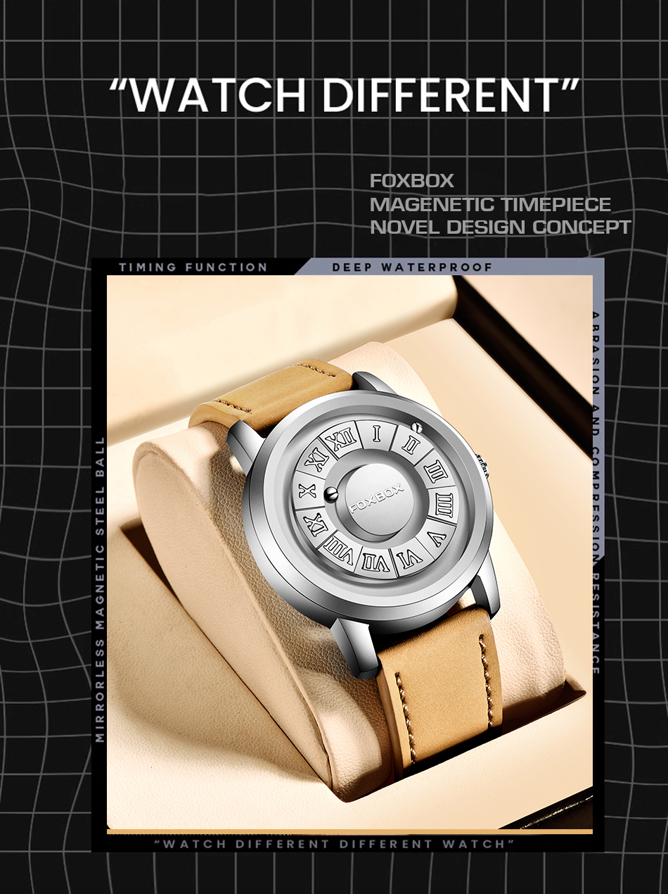 FOXBOX Jam Tangan original Watches Men New Fashion Design Personality ...