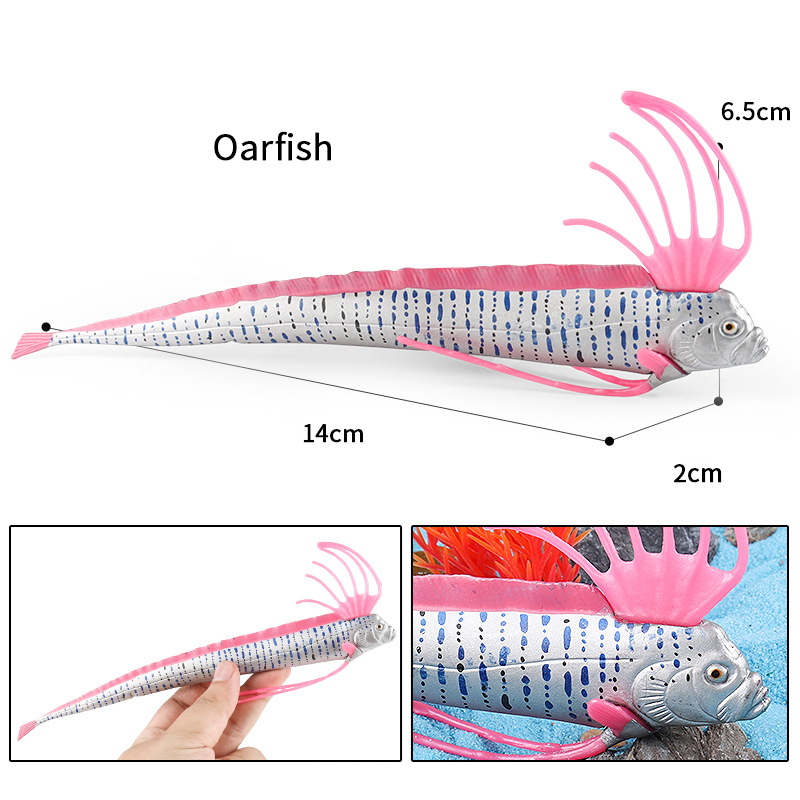 Marine Organisms Oarfish Sea Serpent Earthquake Fish Scientific Model ...