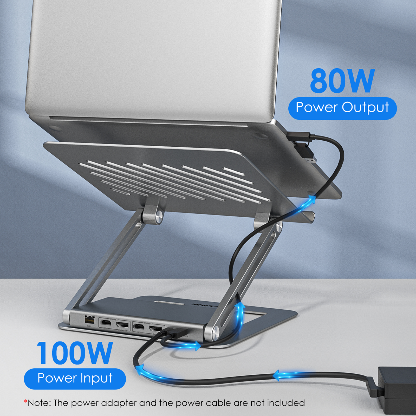 WAVLINK DisplayLink Docking Station USB Dock with Ergonomic Design 5K ...