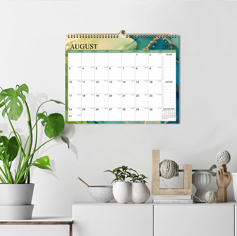 2026 English calendar 2027 Big wall calendar 18 Months Multinational ...