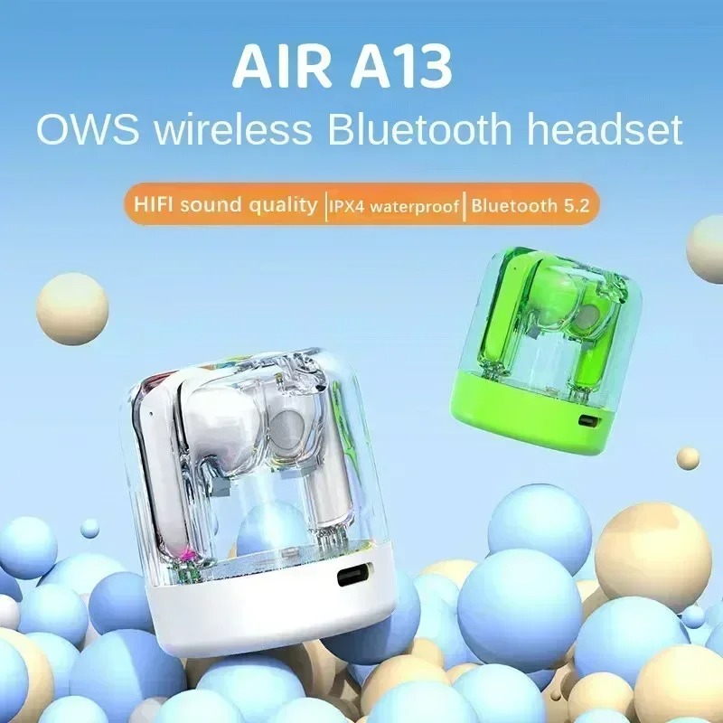 NEW A13 TWS Wireless Bluetooth Earphones 5.3 Headset Waterproof ...