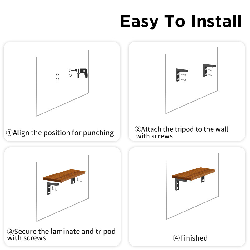 Floating Wall Shelf 110cm Kitchen Living Room Bedroom Rack Rak Home ...