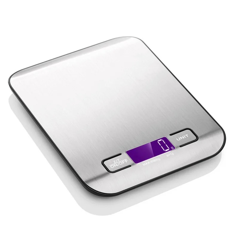 5/10Kg Kitchen Scale Stainless Steel Food Scales Led Electronic Scales ...