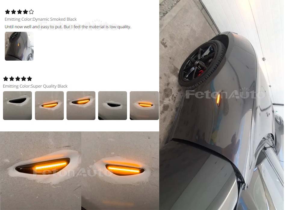 2Pcs LED Dynamic Side Marker Light For Mazda 5 CW 6 GH MX-5 ND RX-8 For ...