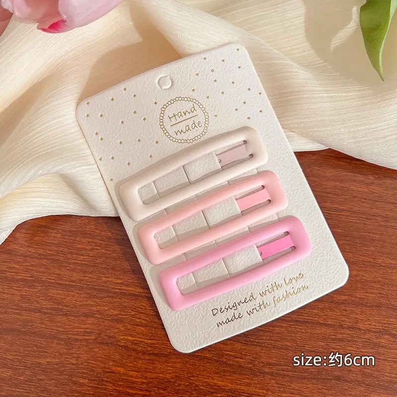 Cute Pink Star Children's Hair Clip Female Side Forehead Broken Hair ...