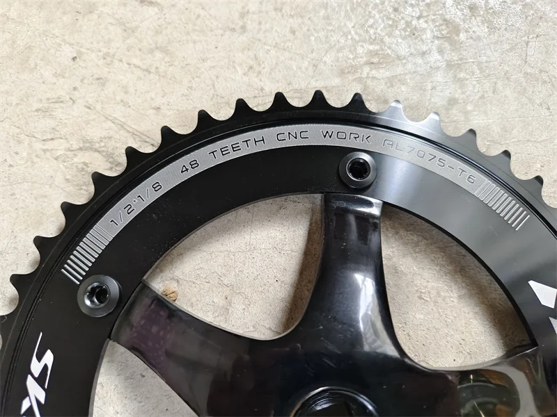 SKEACE Crankset Square Finely polished Hole Alumniun Alloy SKE Crankset ...