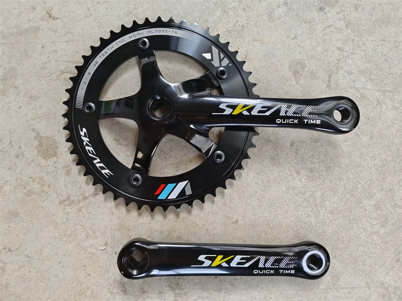 SKEACE Crankset Square Finely polished Hole Alumniun Alloy SKE Crankset ...