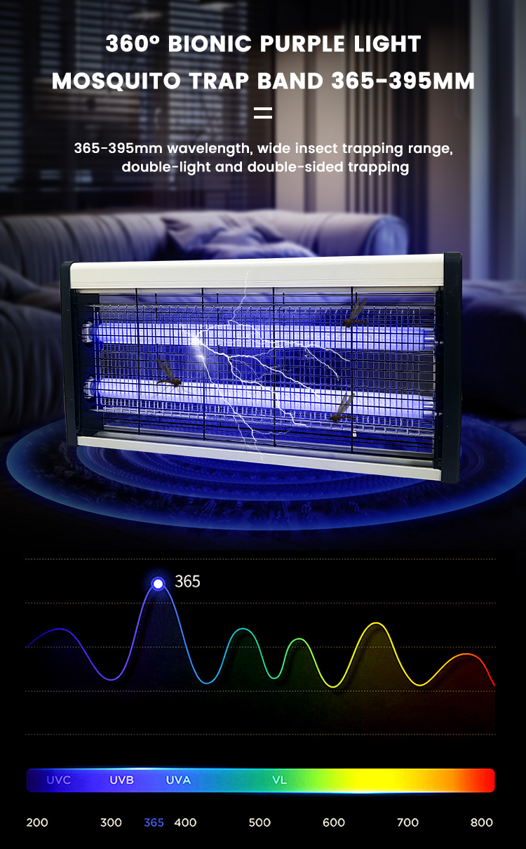 Electric Pest Killer UV Lamp Flying Fly Insect Killer Mosquito Traps ...