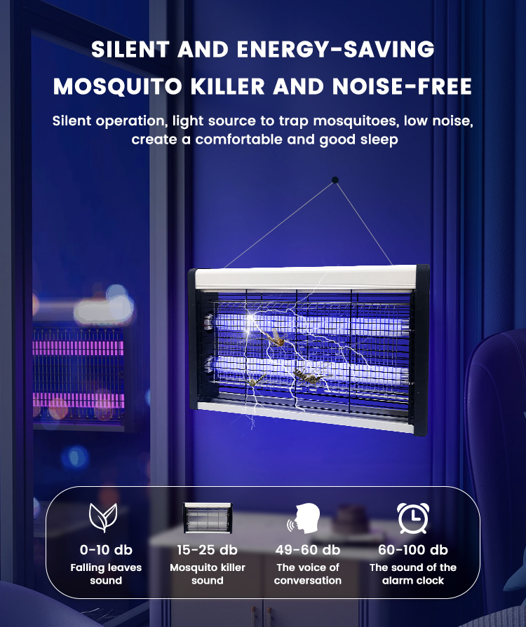 Electric Pest Killer UV Lamp Flying Fly Insect Killer Mosquito Traps ...