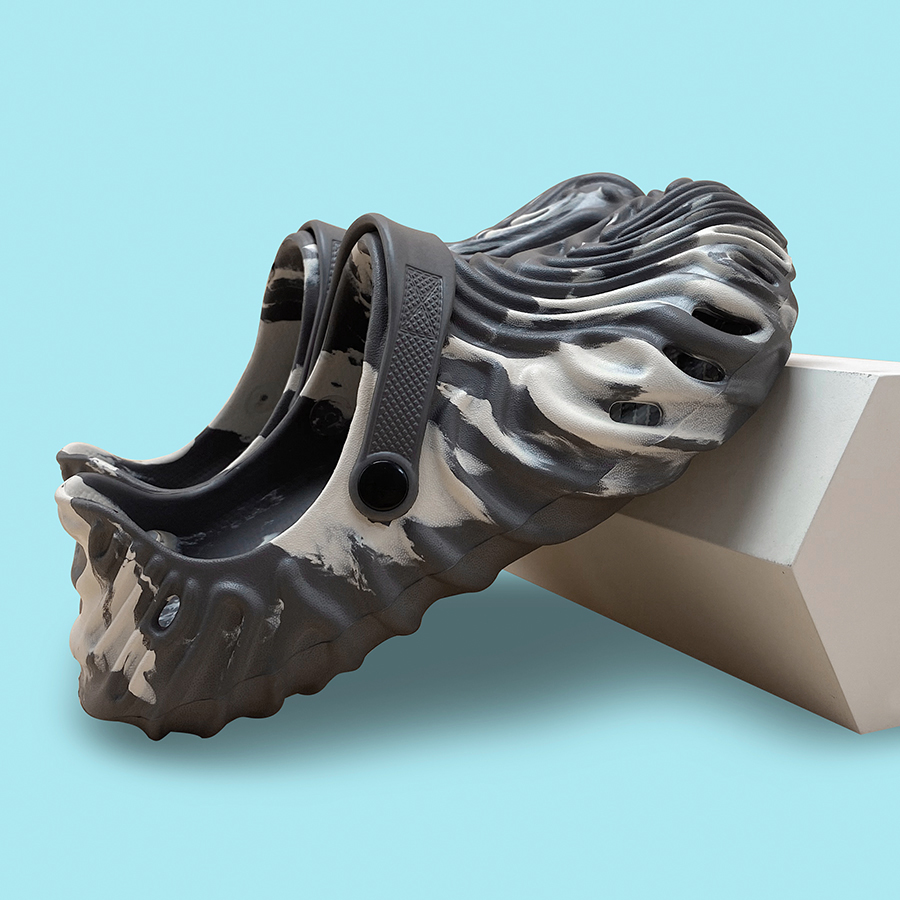 Camouflage Coconut Shoes Hole Shoes Heel Couple Shoes Men Sandals Women ...