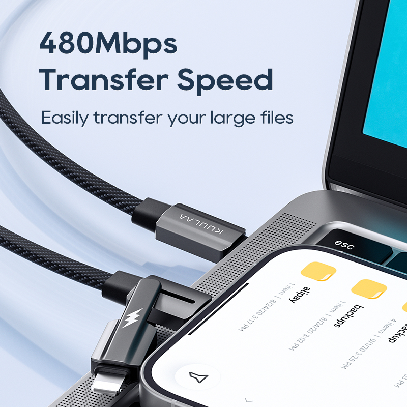 (Malaysia Stock)KUULAA USB C-cable three in one USB-C cable 60W USB-C ... (Malaysia Stock)KUULAA USB C-cable three in one USB-C cable 60W USB-C ...