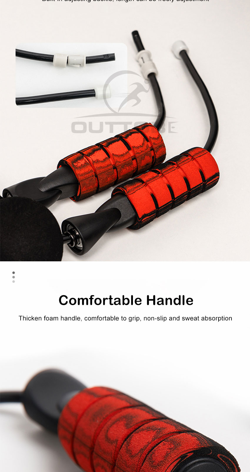 Outtobe Skipping Rope 無繩 跳繩 Jumping Rope Rope-less Cordless Jump Rope ...