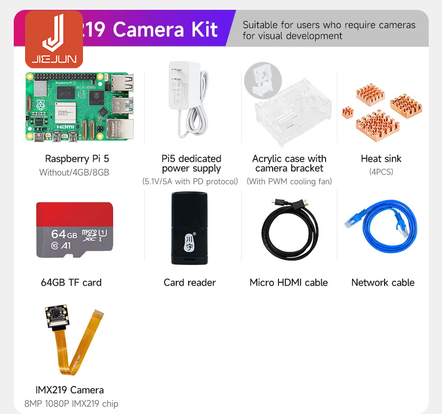 Official Original Raspberry Pi 5 4GB 8GB RAM Development Board ...