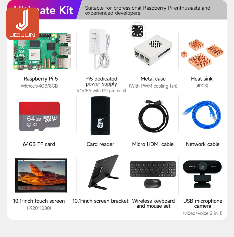 Official Original Raspberry Pi 5 4GB 8GB RAM Development Board ...