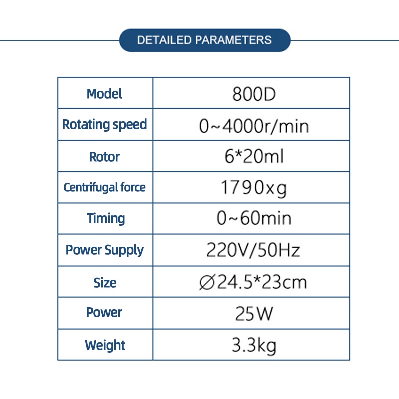 800D Prp Machine Medical Machine Centrifuge Test Blood Prp Centrifuge ...