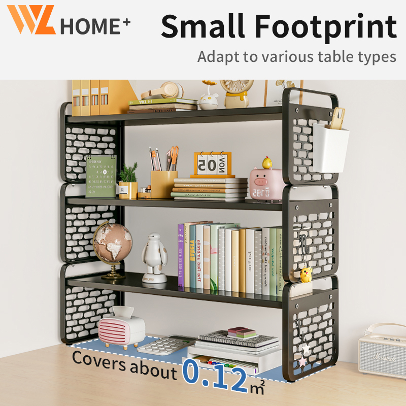 Desktop Rack Table Organizer Table Top Rack Book Rack Pegboard Desk ...