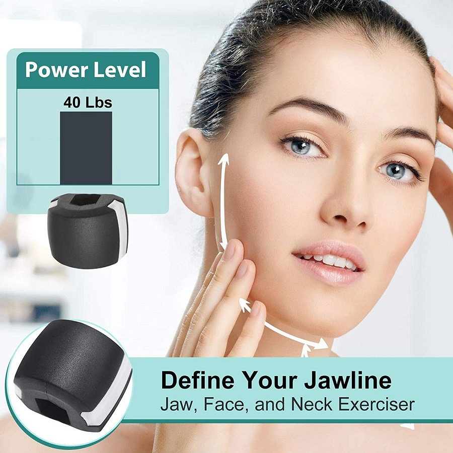 Jawline Exerciser Chew Ball – Face Muscle Trainer for Toned Jaw & Full ...
