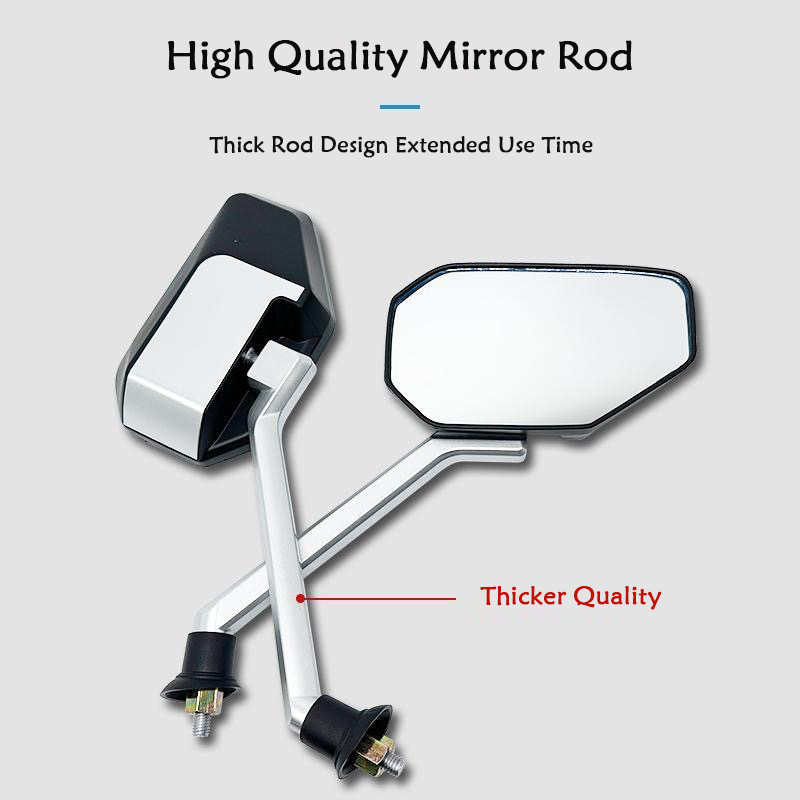 HOTOP Universal Side Mirror for Motorcycle Rearview Mirrors Explosion ...