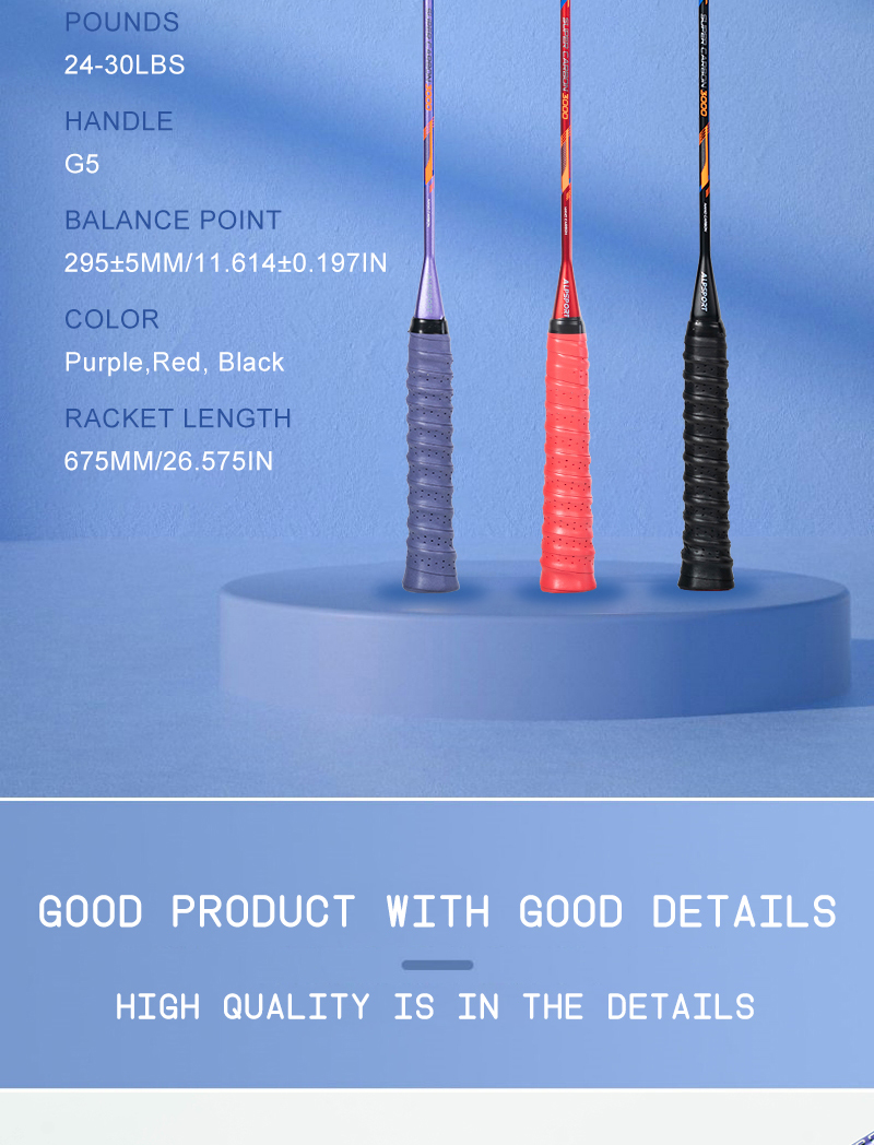 ALPSPORT GJ 10U【Free Shipping + Free Racket Bag】52g Max 35LBS ...