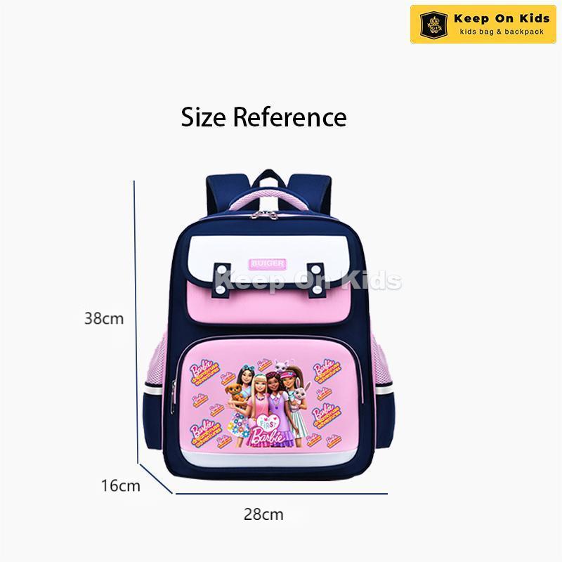 38cm Cartoon School Bag Barbie Backpack Girls Beg Sekolah Budak ...