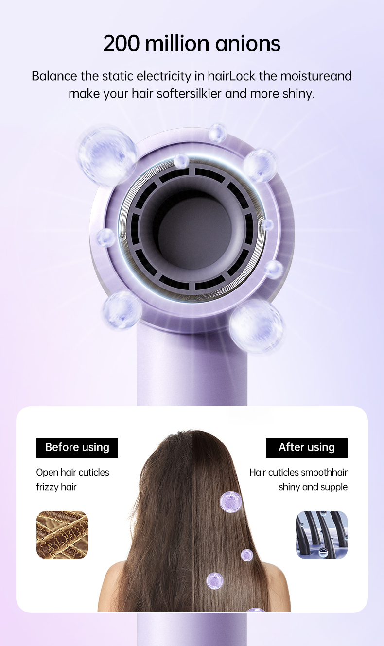 TJean High Speed Hair Dryer Pengering Rambut Mini Blower Straightener ...