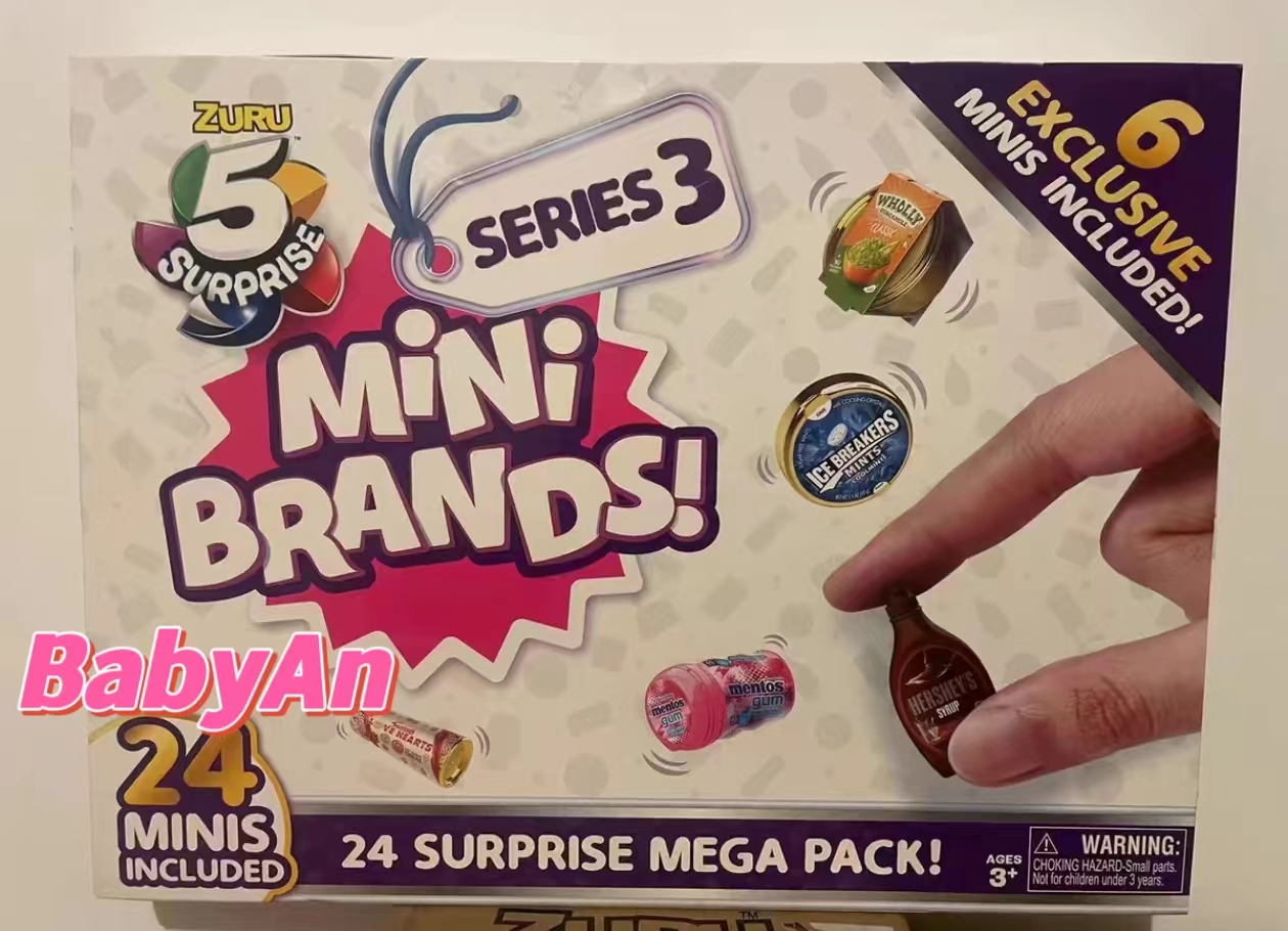 Mini Brands Series 3 Limited Edition 24-Surprise Pack with 6 Exclusive ...