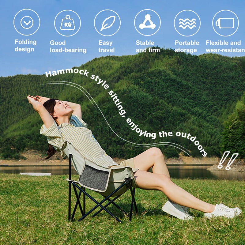 Camping Chair Outdoor Foldable Chair Kerusi Lipat Kerusi Camping Hiking ...
