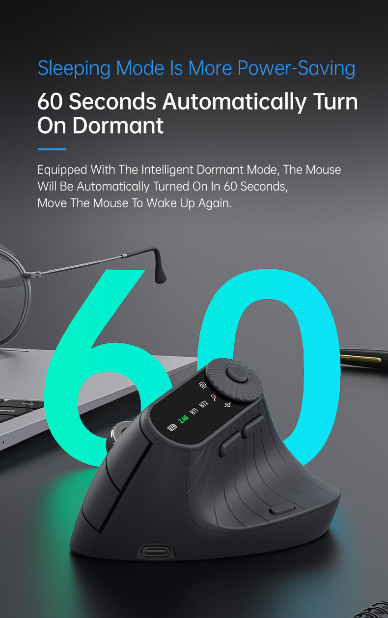 Monster M2 PRO Wireless Mouse 2.4G Bluetooth Compatible Multiple ...